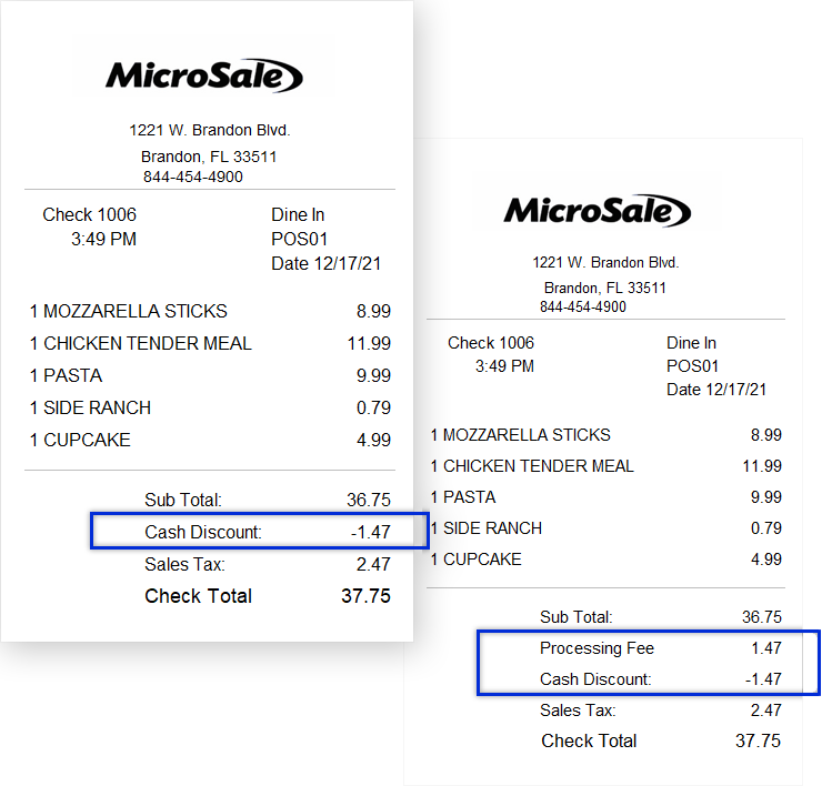 Choose your own processor – MicroSale POS Systems
